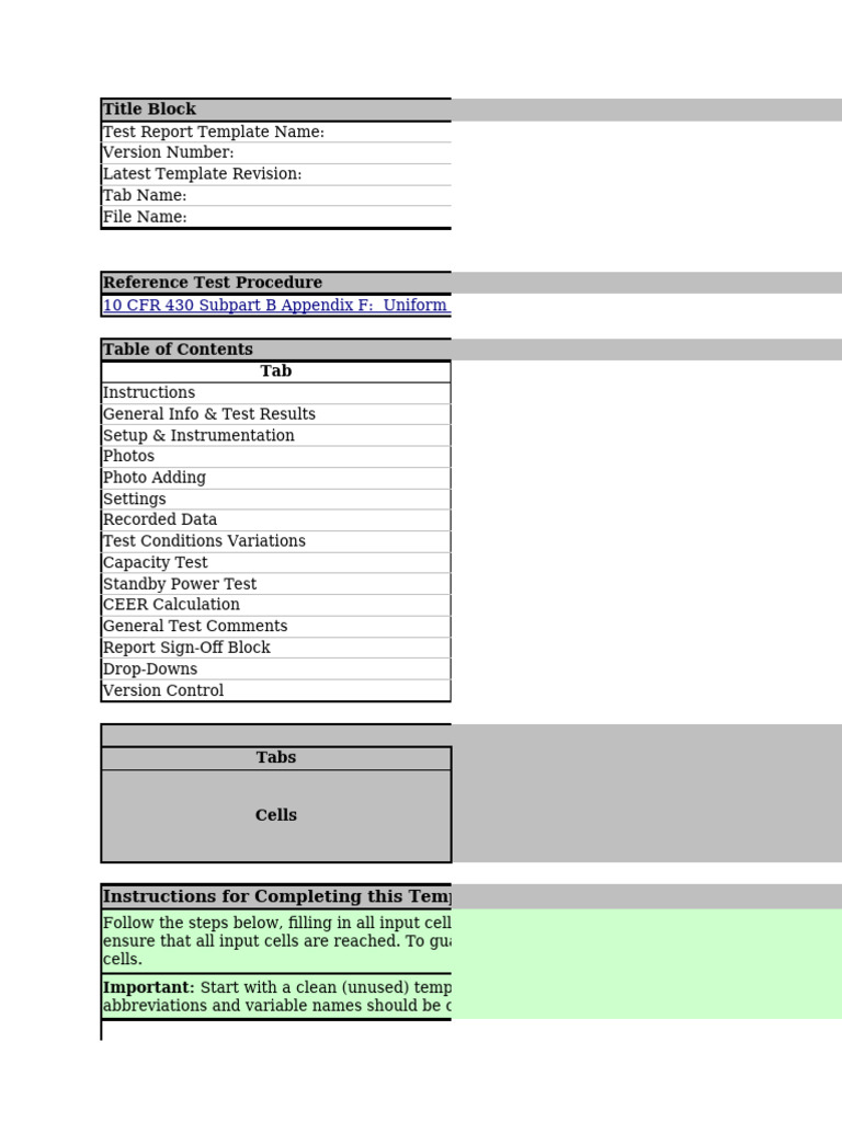 Room Air Conditioner Test Report Template | PDF | Humidity | Air ...