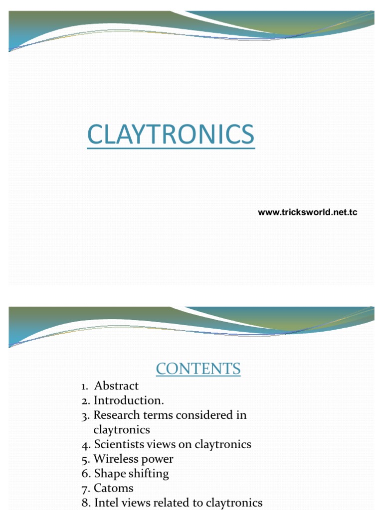 Claytronics | PDF | Computers