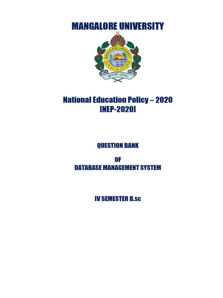 Dbms Qb Nep 2023 | PDF | Pl/Sql | Databases Dbms Qb Nep 2023 | PDF | Pl/Sql | Databases