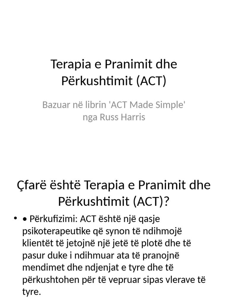 ACT Made Simple Prezantim | PDF