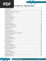 Income Tax Departmental Exam Model Answer Paper-4 of 2023 | PDF | Depreciation | Insurance