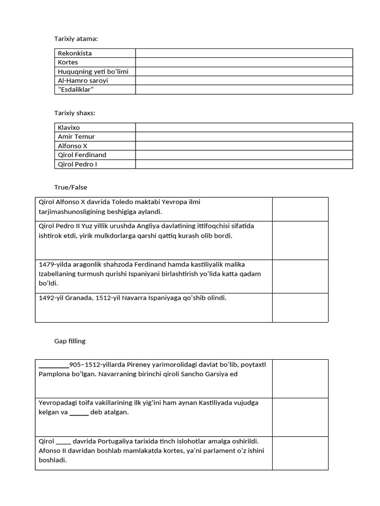 Bilolbek 8-Mavzu | PDF