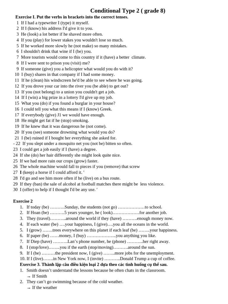 Conditional Type 2 | PDF