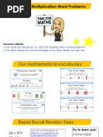 Multiplication Word Problems Grade2 | PDF