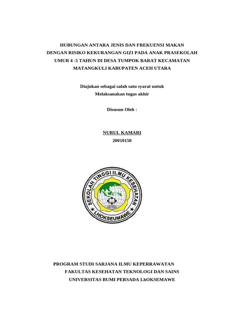 PROPOSAL Nurulll 022 | PDF