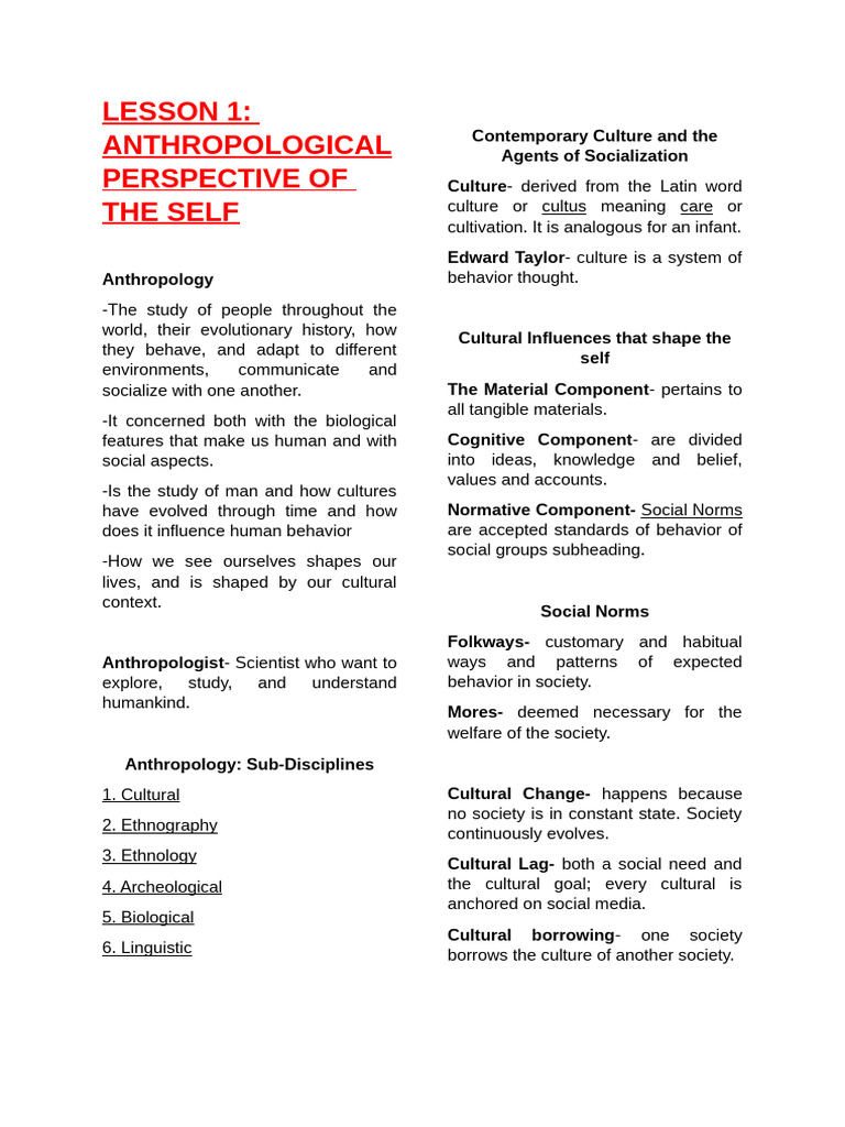 UTS 1 | PDF | Id | Philosophy Of Self