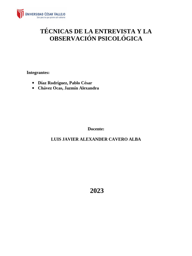 Caso N°01 TECNICAS | PDF