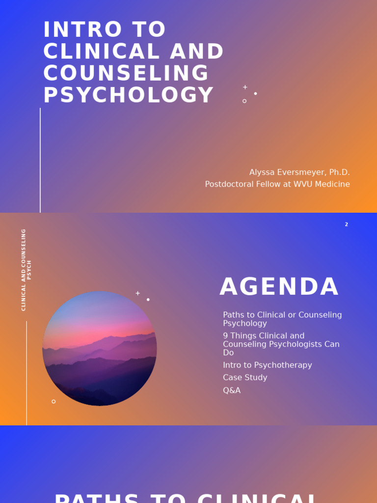 Intro To Clinical and Counseling Psychology | PDF | Counseling ...