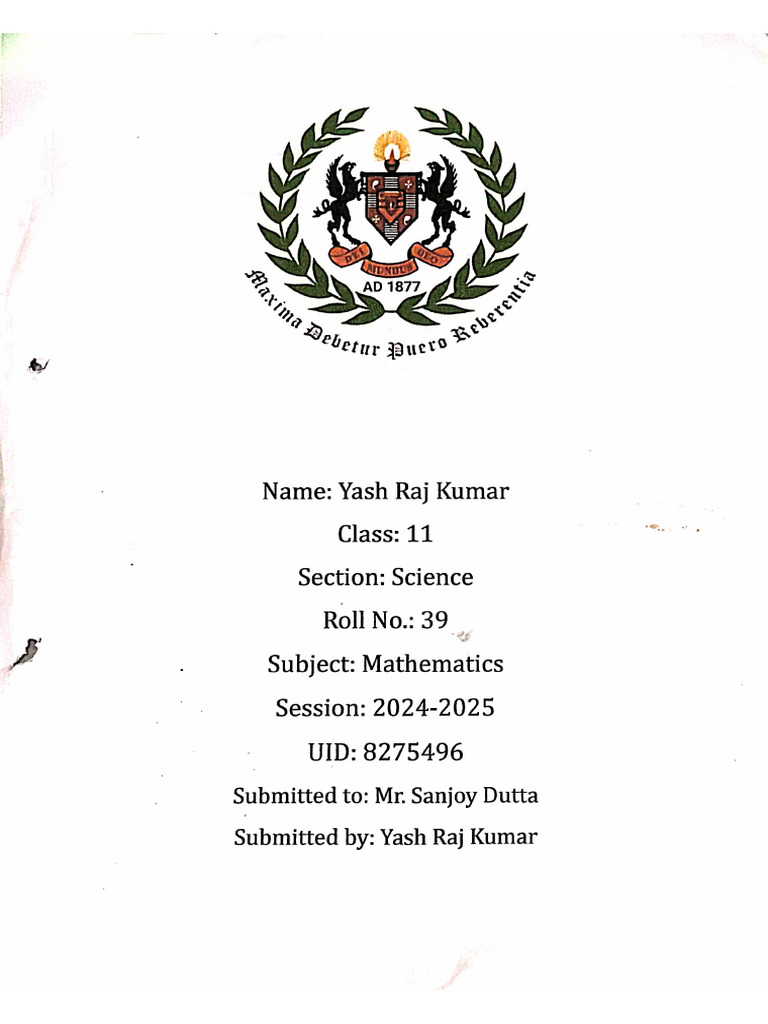 XIS 39 Yash Raj Kumar | PDF XIS 39 Yash Raj Kumar | PDF