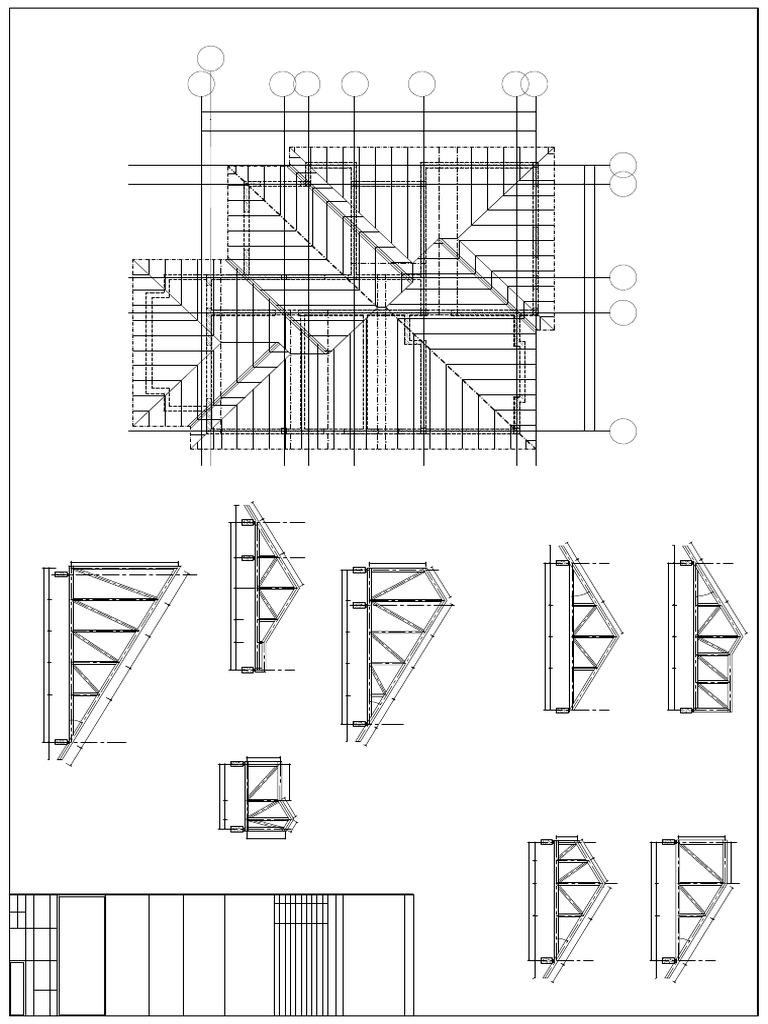 Roof Layout and sections | PDF | Structural Engineering | Building Engineering