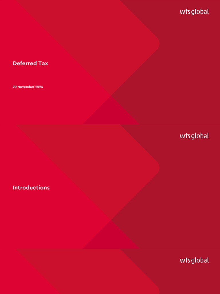 Technical Note Slides-Deferred Tax | PDF