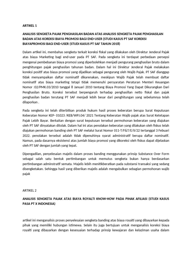 ANALISIS_SENGKETA_PAJAK_ADINDA[1] | PDF