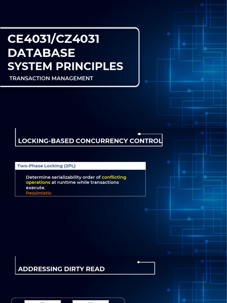 Lect-Transactions-1-Week 12 (TEL) | PDF | Synchronization | Computing