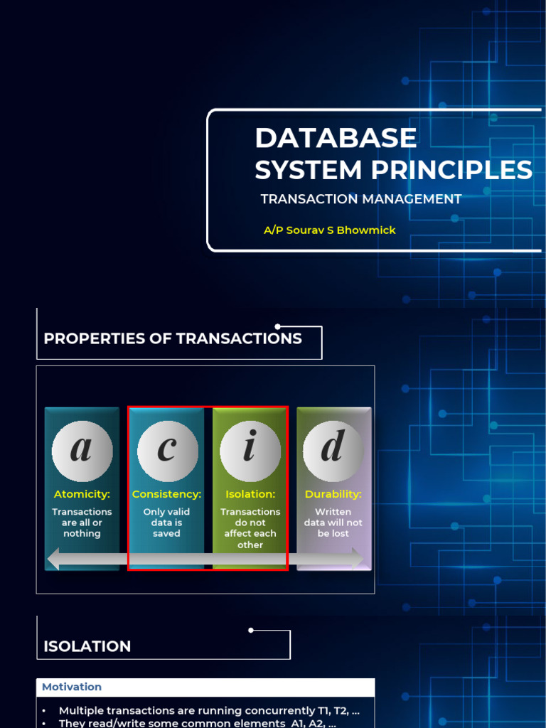 Lect-Transactions-Week 11 | PDF | Database Transaction | Information Retrieval