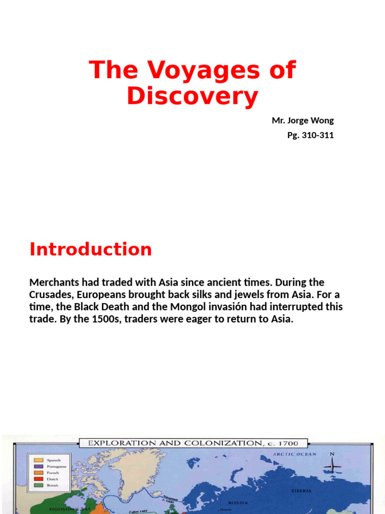 Motivations Behind Early Explorations | PDF | Age Of Discovery ...