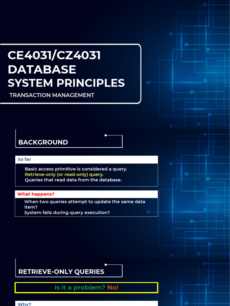 Lect-Transactions-1-Week 10 (TEL) | PDF | Database Transaction | Databases