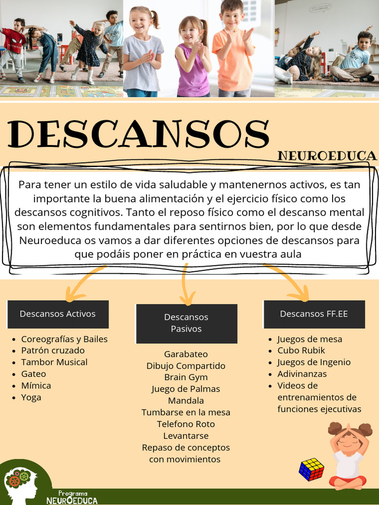 Descansos Activos para Aulas Efectivas | PDF