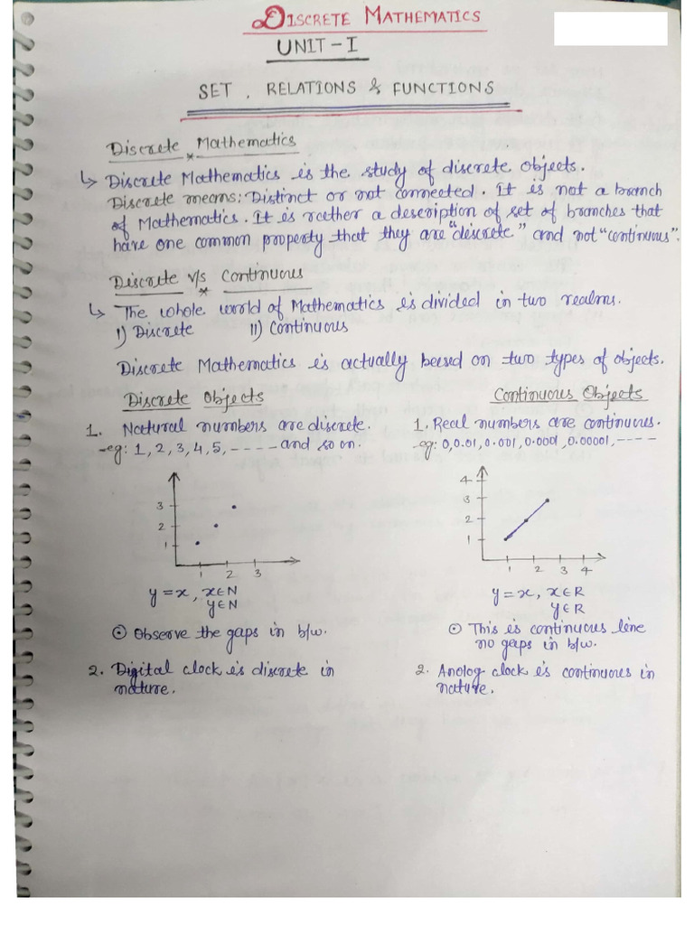 UNIT-1(Discrete Mathematics) edited | PDF