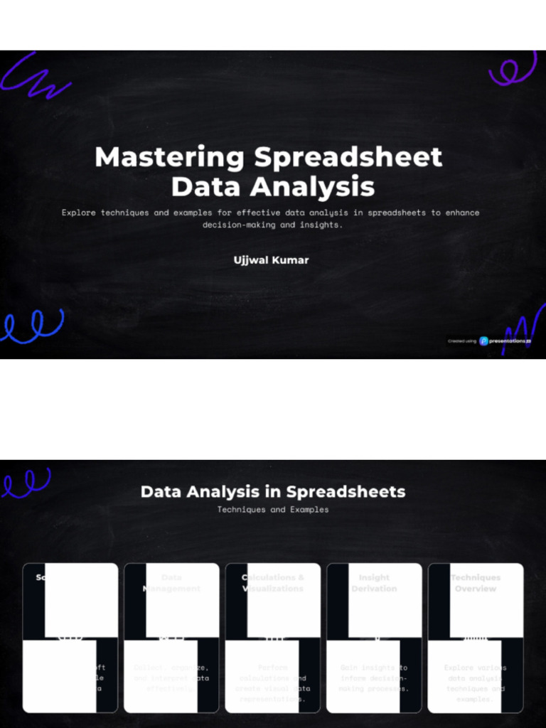 Data Analysis in Spreadsheet | PDF