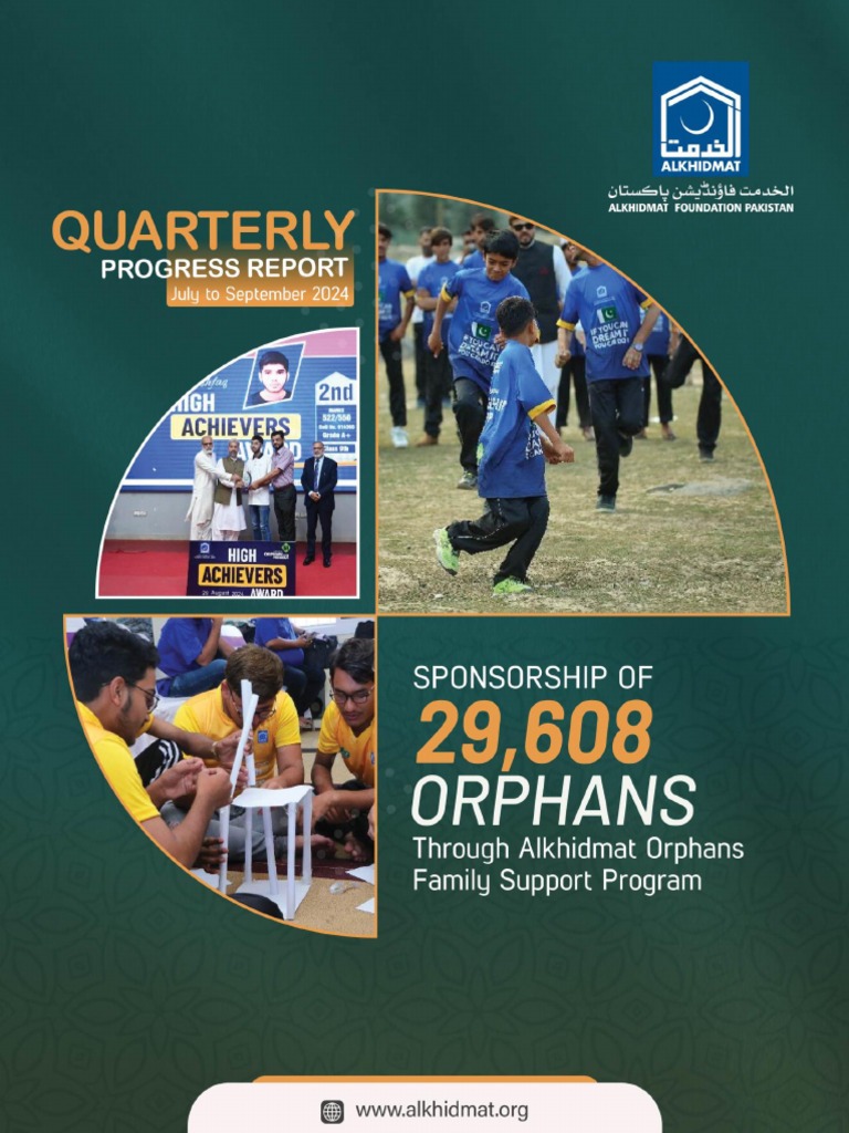 QPR - Sponsorship of Orphans Through OFSP (July To Sep) 2024-AKFP | PDF | Parent | Suffering