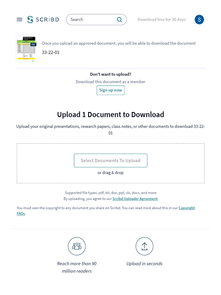 Upload A Document - Scribd | PDF | Scribd | Computing