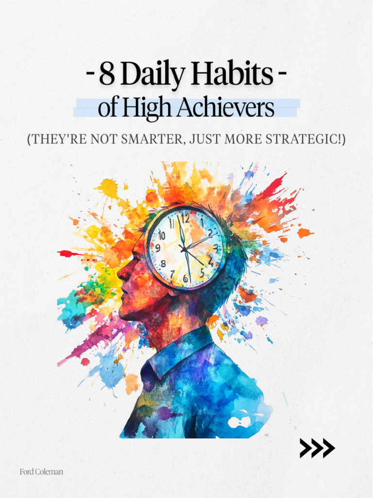 Habits of High Achiever | PDF