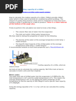 Chiller Efficiency Calculation | PDF | Air Conditioning | Building ...