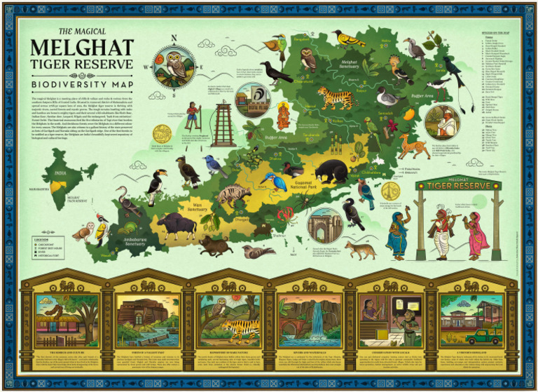 Melghat Biodiversity Map | PDF