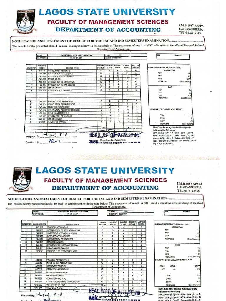 BSC Transcripts | PDF