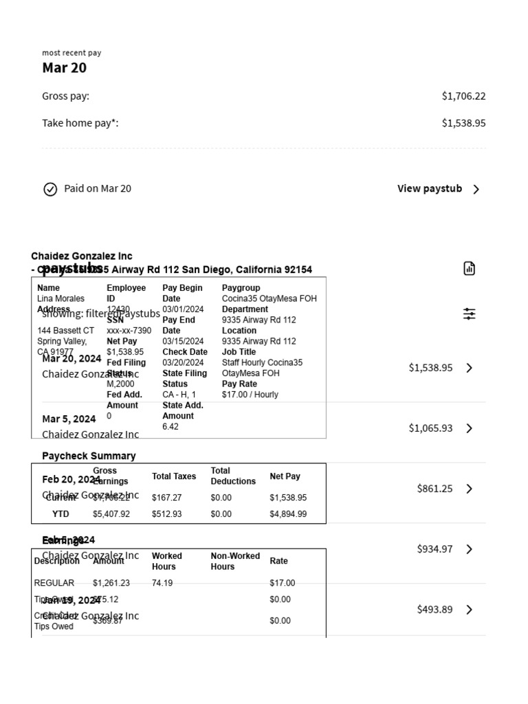 Toast Payroll | PDF | Payroll | Paycheck