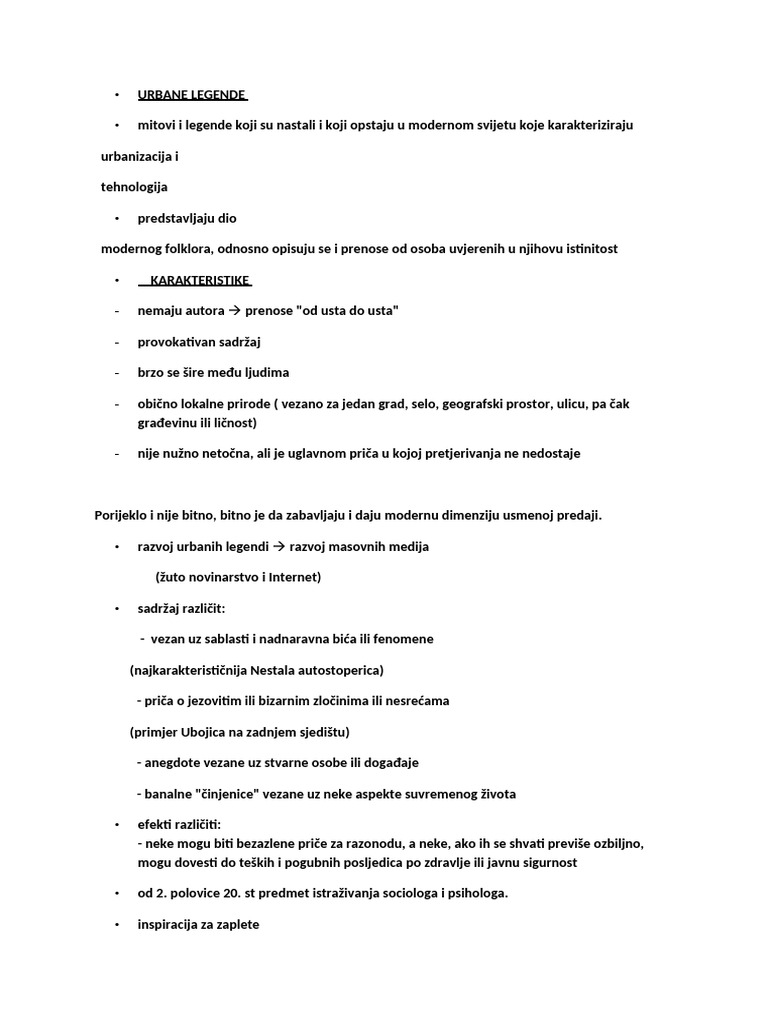 Urbane Legende | PDF