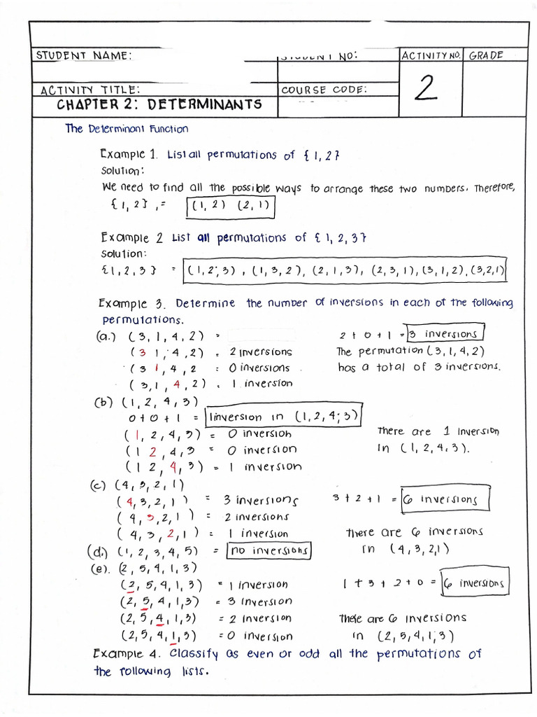 Adv Math Determinants | PDF