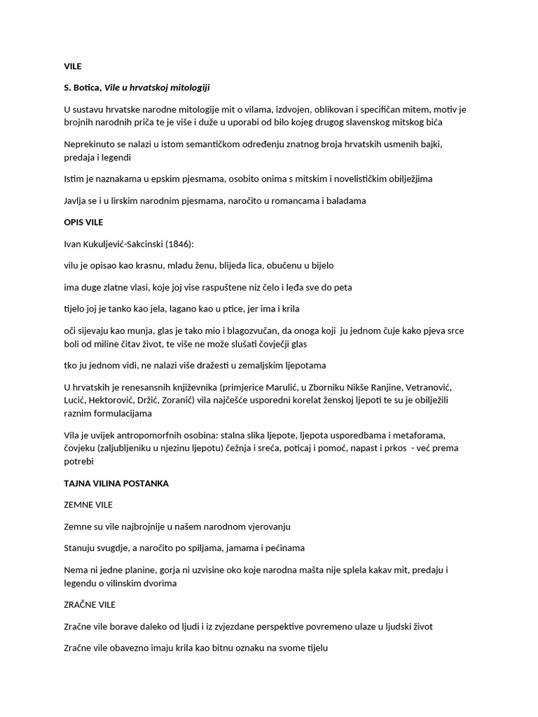 Vile, Vilenice, Vilenjaci | PDF