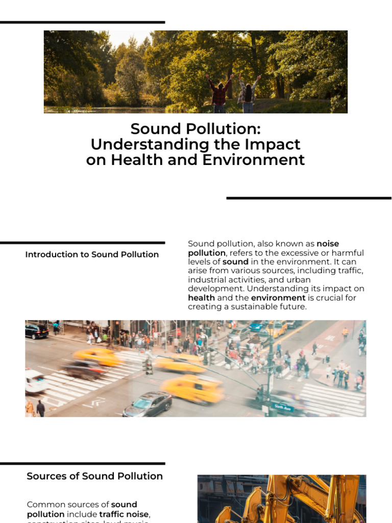 Impact of Sound Pollution on Health | PDF