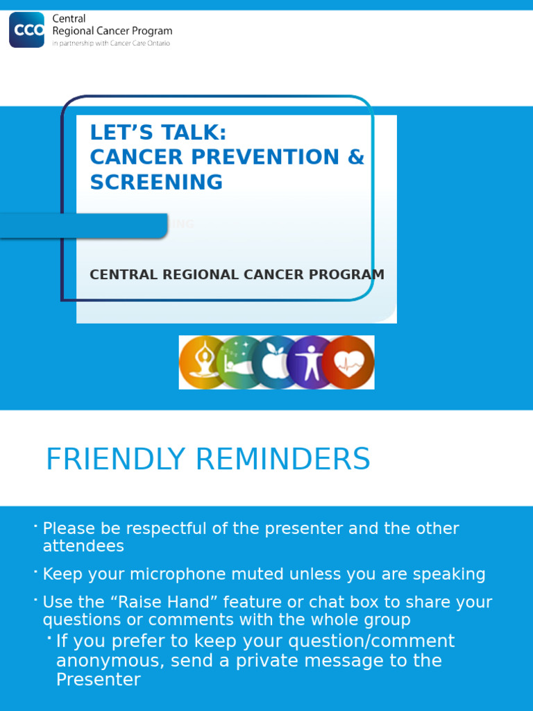 Cancer Prevention and Screening Guide | PDF | Cervical Cancer | Mammography