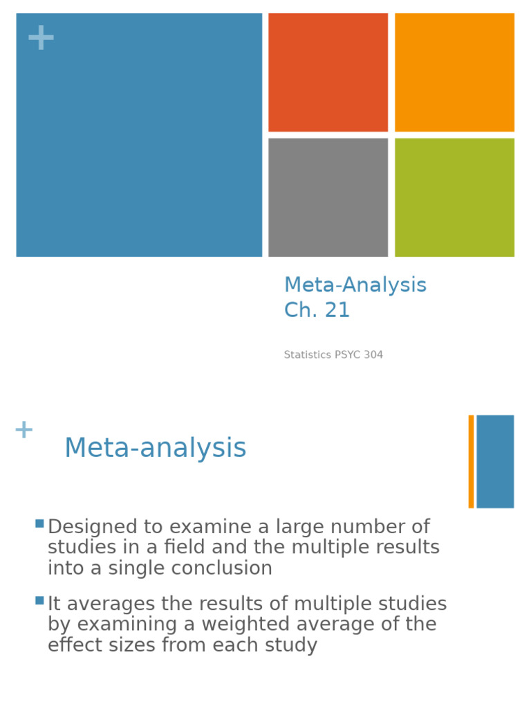 Ch 20 Meta Analysis Pdf
