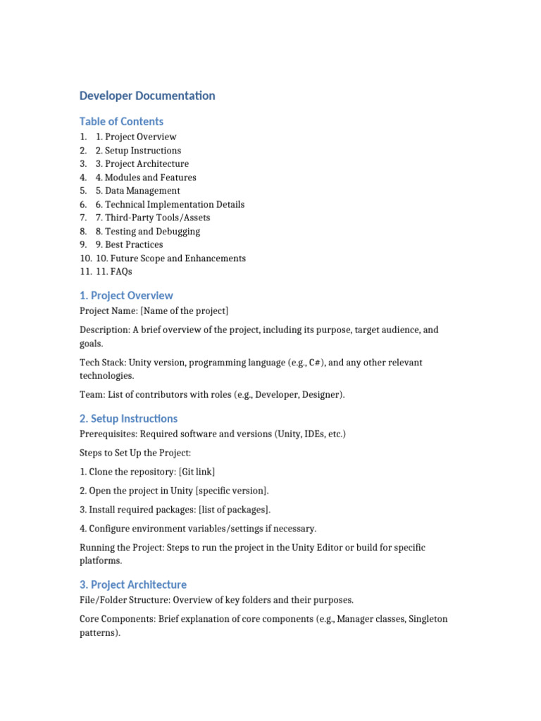 Unity Edu Project Template | PDF