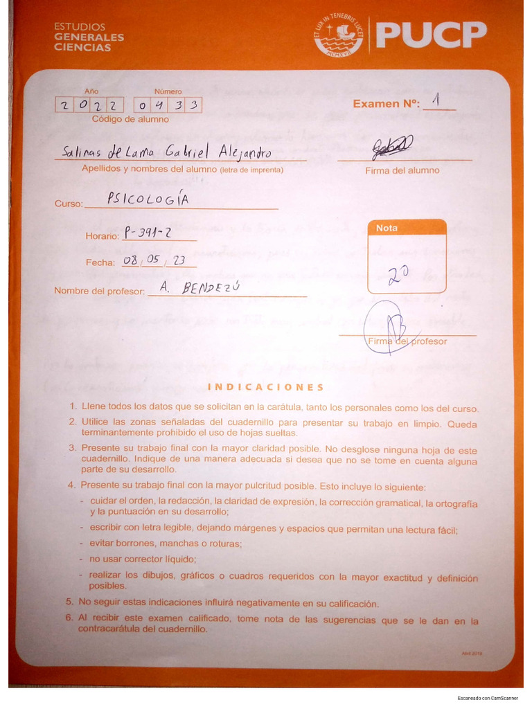 EX1 2023.1 A.Bendezu | PDF