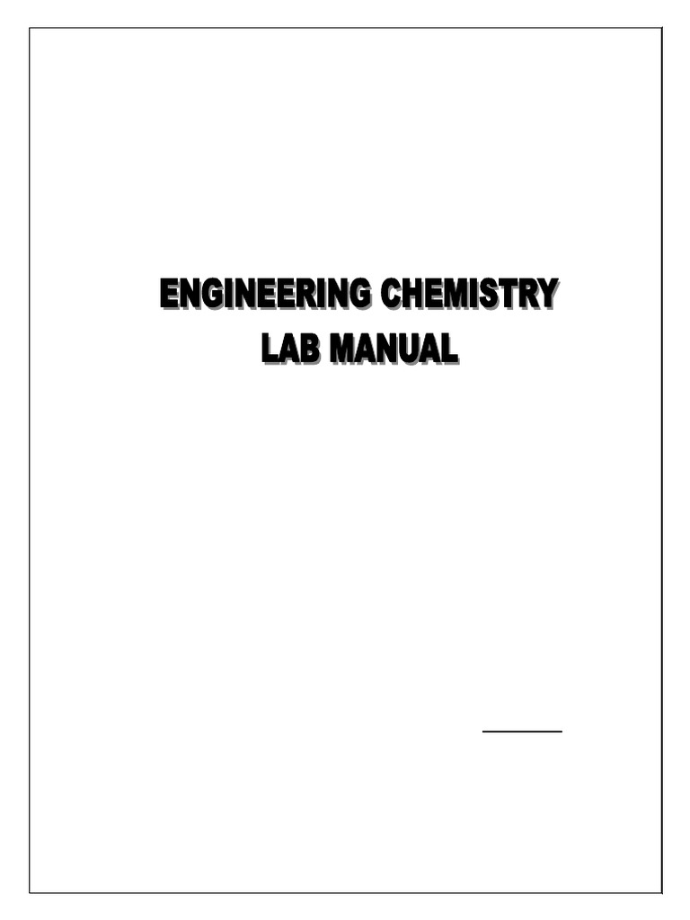 Chem Lab Manual 21-22 PDF | PDF | Alkalinity | Titration