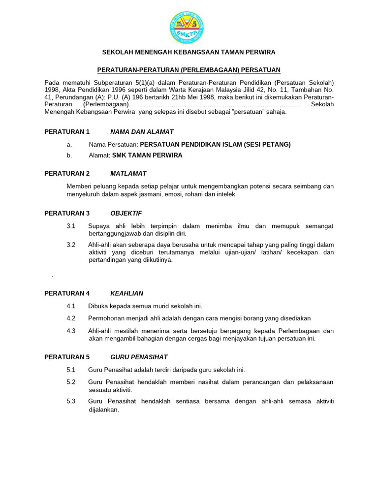 Pelembagaan KoKo | PDF