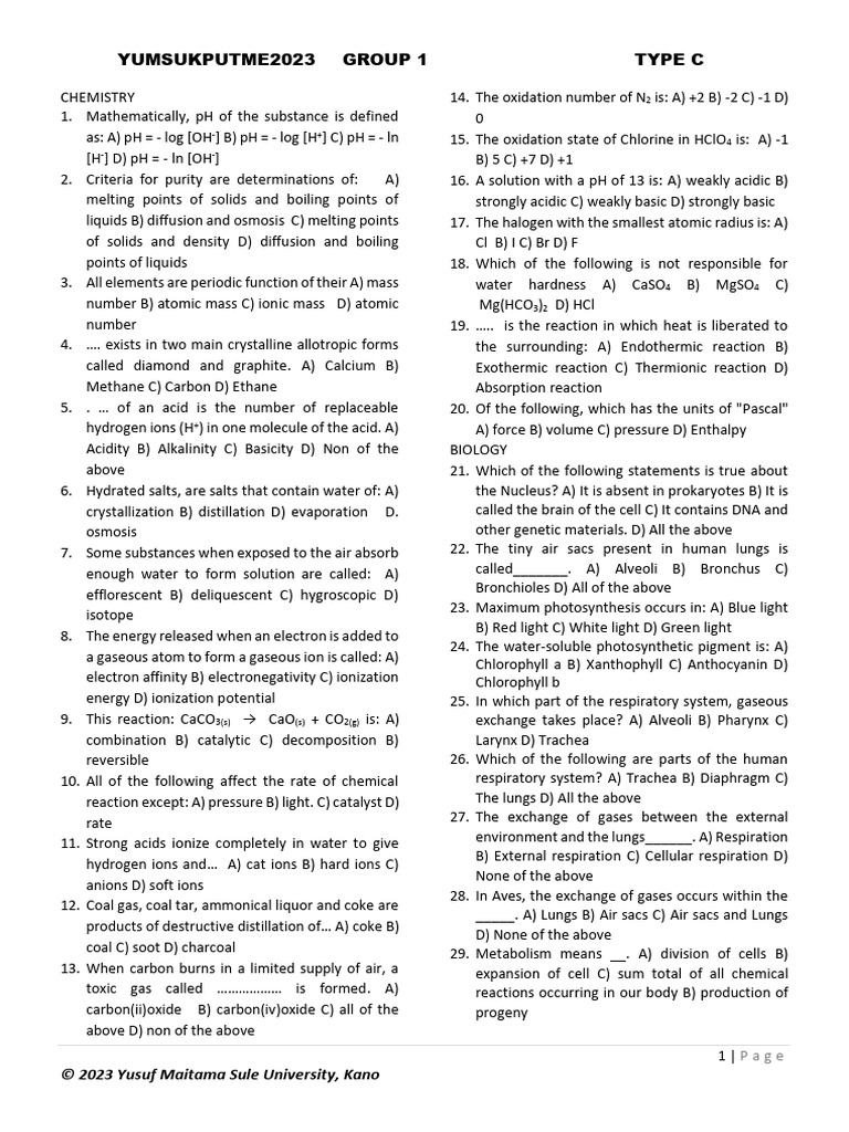 Group 1 Type C Exam | PDF | Artificial Intelligence | Intelligence (AI) & Semantics