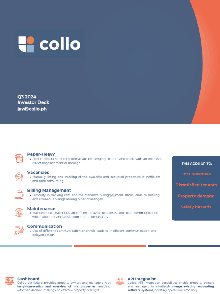 Collo Pitch Deck | PDF | Property Management | Renting