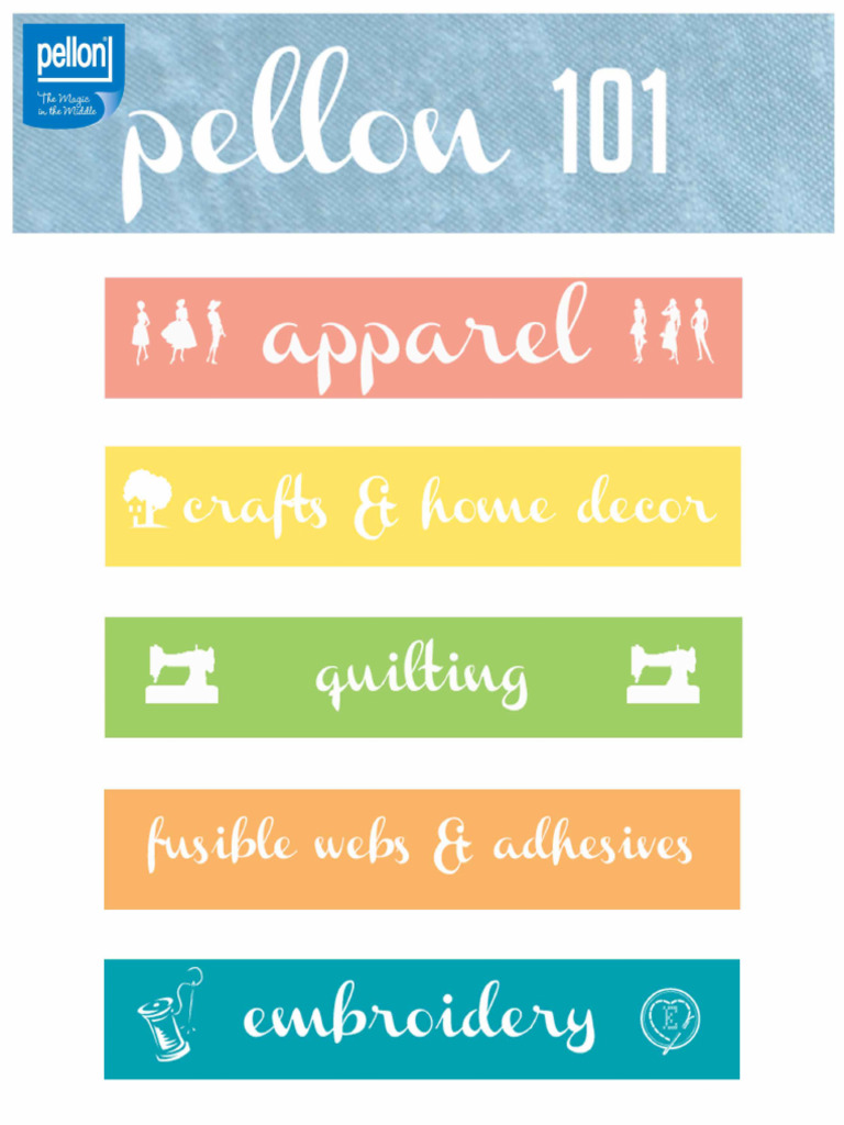 Pellon Interfacing Guide | PDF