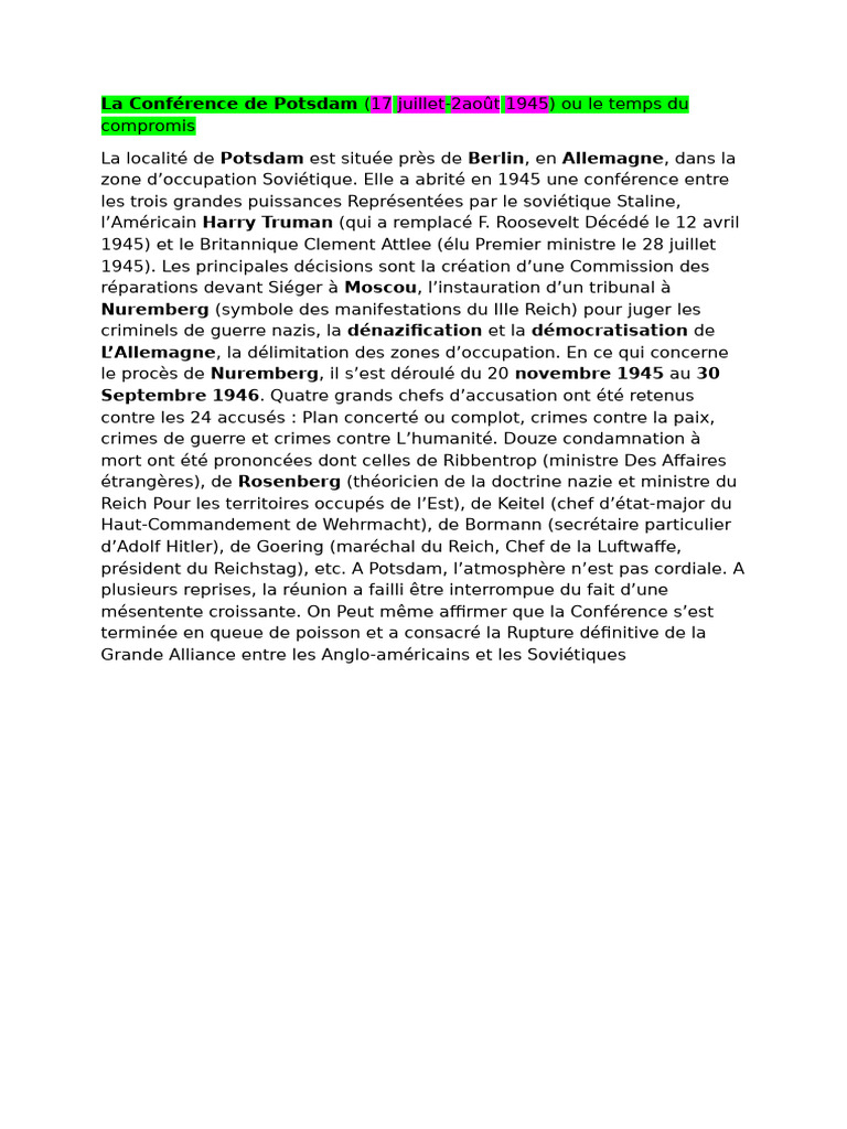 Postdam | PDF