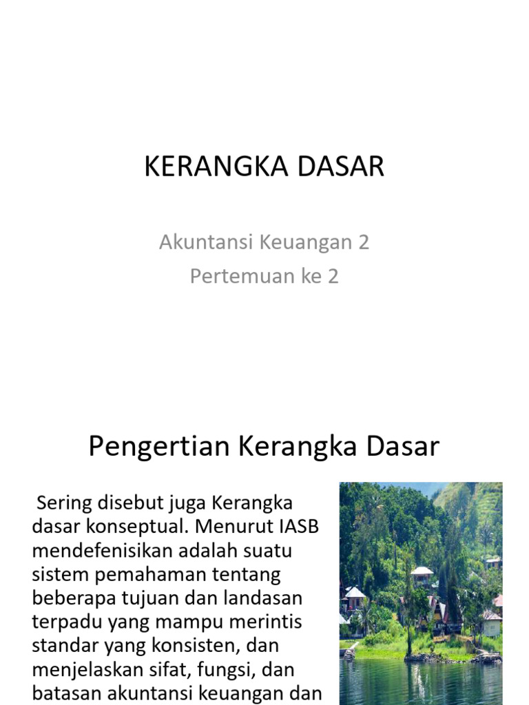 Kerangka Dasar Akm1 2 | PDF