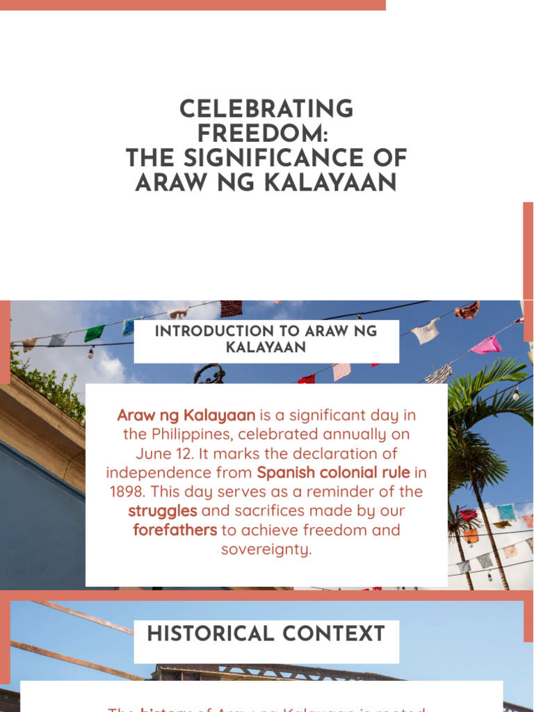 Celebratingfreedom-The Significance Ofaraw NG Kalayaan | PDF