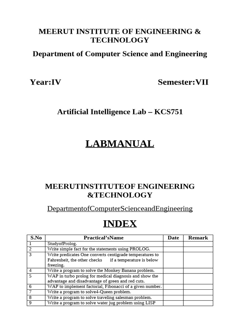 Practical File AI | PDF | Computer Programming | Software Development Practical File AI | PDF | Computer Programming | Software Development
