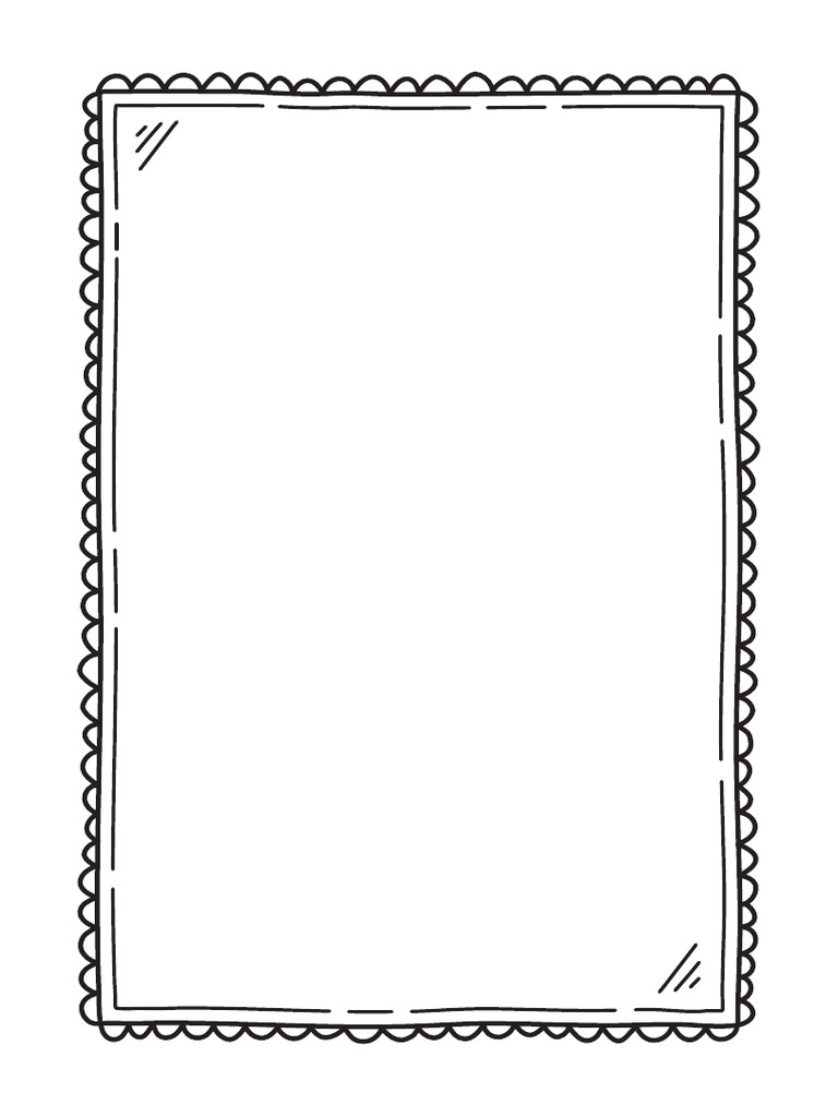 Doodle Page Border Template | PDF