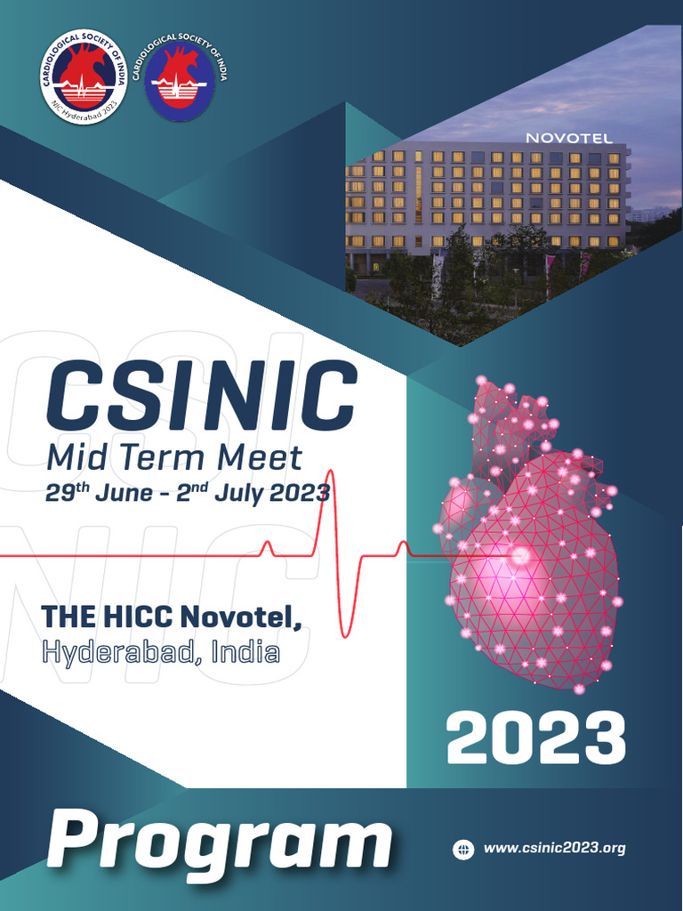 CSI NIC 2023 - Scientific Program | PDF | Percutaneous Coronary ...