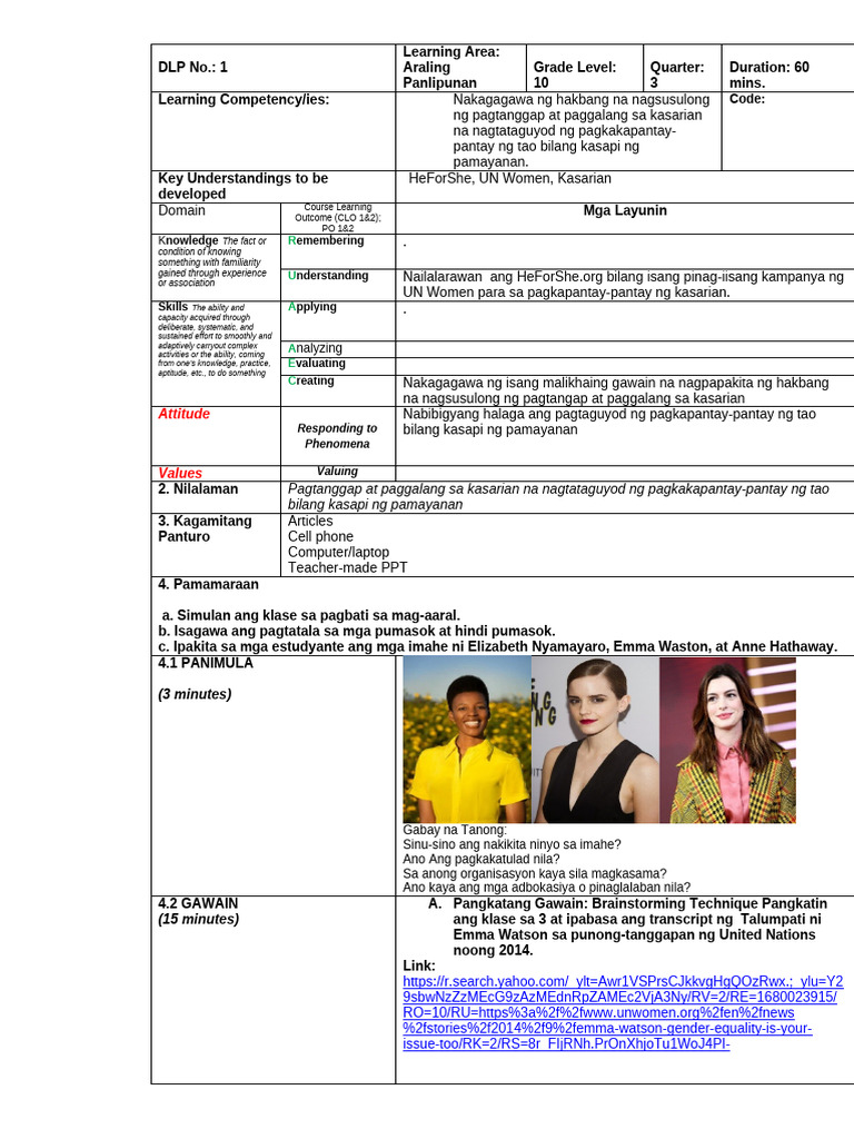 Final DLP-kontemporaryong Issue | PDF